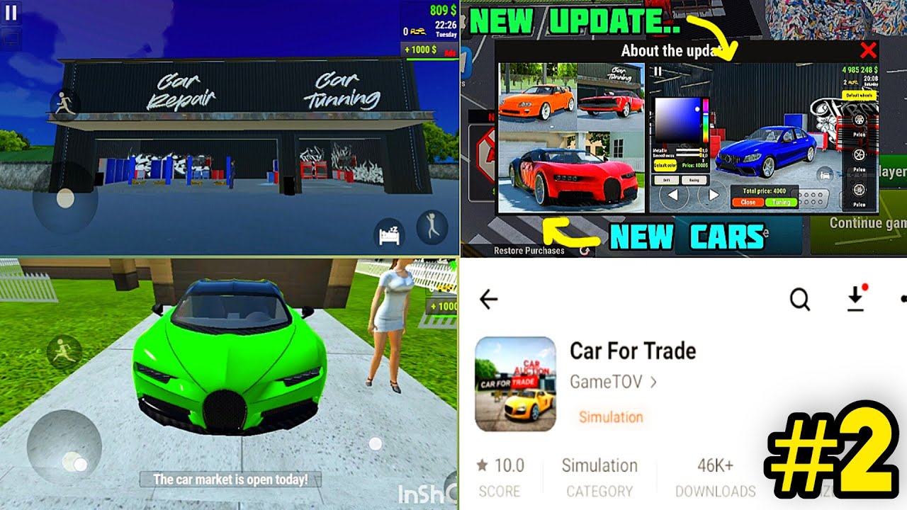 New update | CAR FOR TRADE SIMULATOR | EPISODE #2 - YouTube