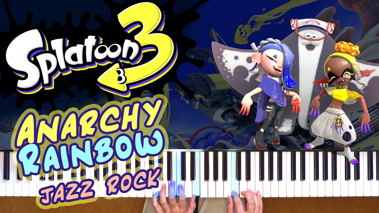 SPLATOON 3 - ANARCHY RAINBOW Jazz Rock Cover with Full Live Band ...