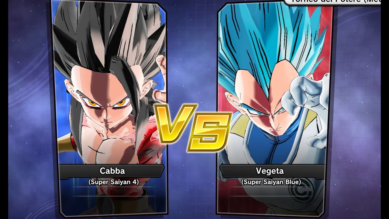 Xenoverse 2 - Requested match (PC): Cabba Super Saiyan 4 vs Vegeta DBH ...