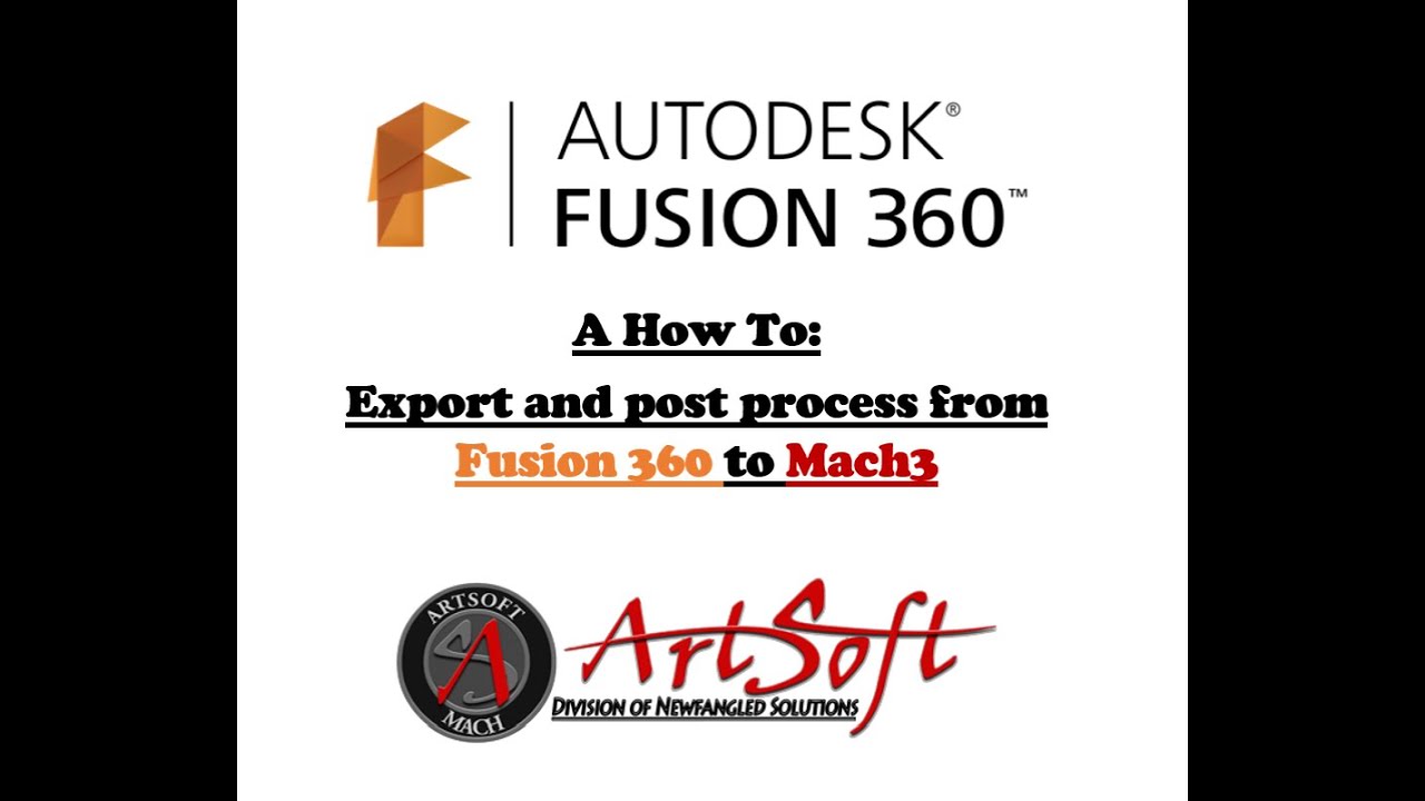 Fusion 360 tool path setup, simulation, post processing to Mach3, and gcode editing. - YouTube