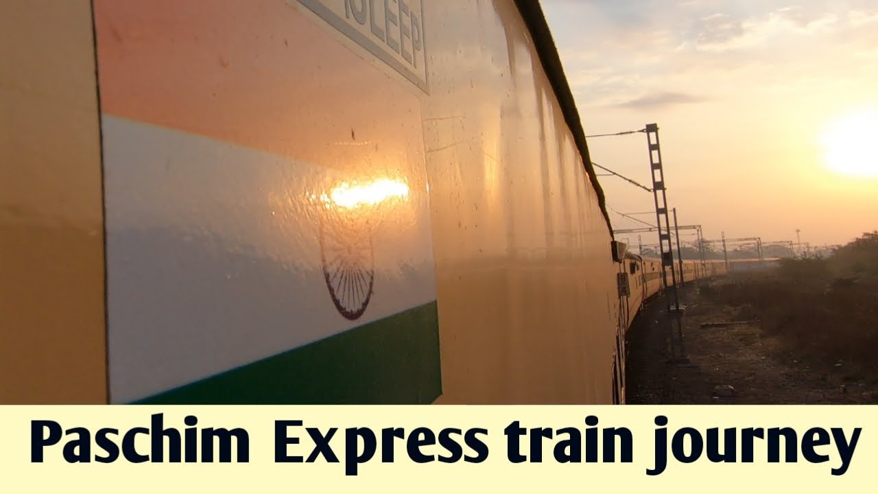 Paschim Express train journey vlog | Mathura to Mumbai return after ...