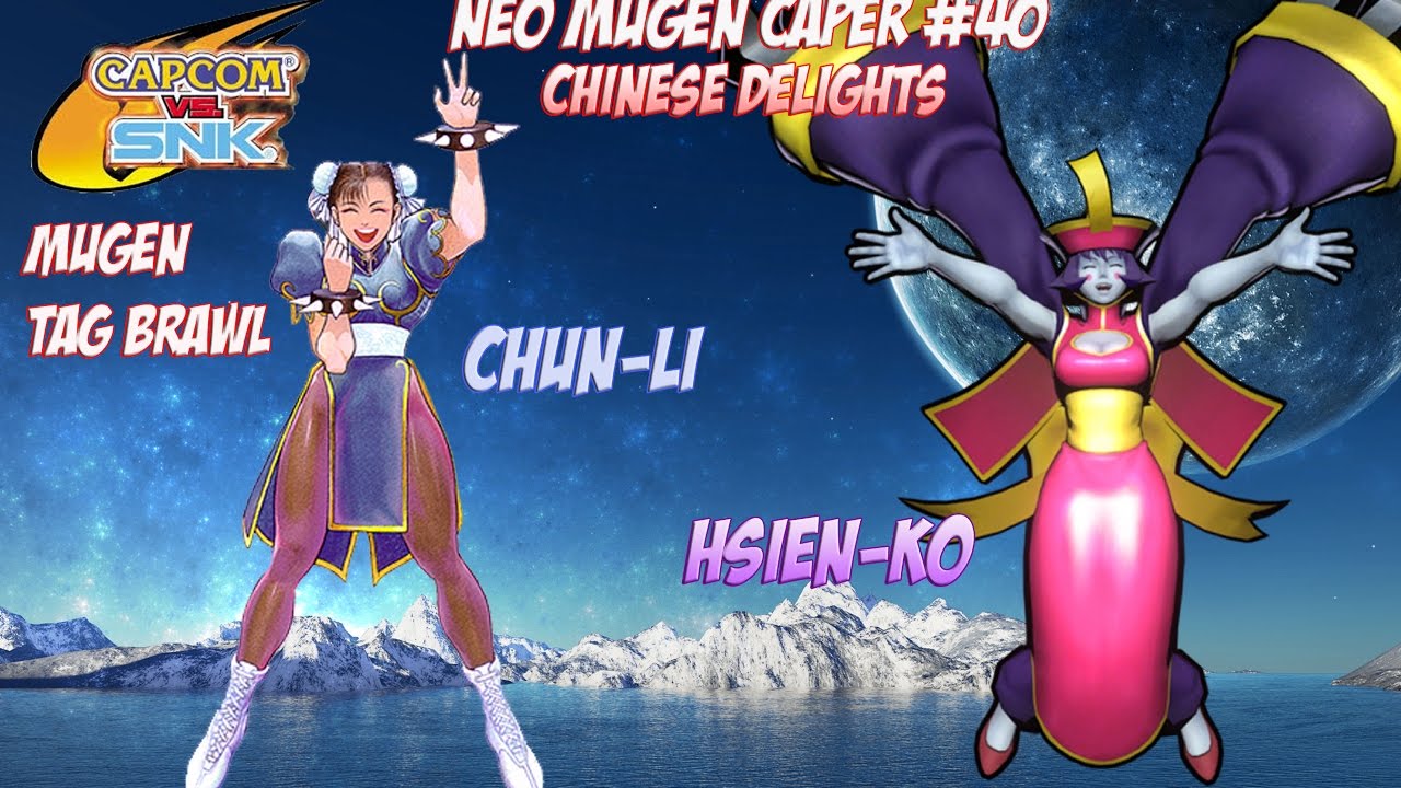 Neo Mugen Caper #40: Chun-Li and Hsien-Ko - YouTube