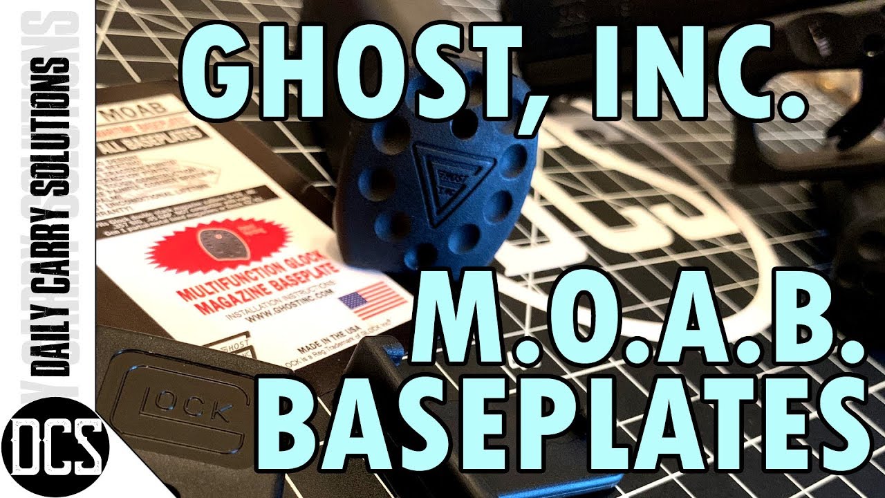GHOST MOAB BASE PLATES - INSTALL AND COMPARISON WITH GLOCK OEM - YouTube