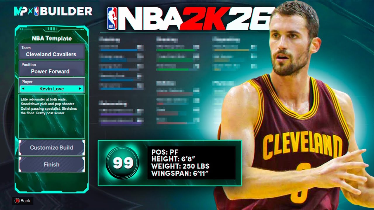 BEST KEVIN LOVE BUILD | NBA 2K26 NEXT GEN - YouTube