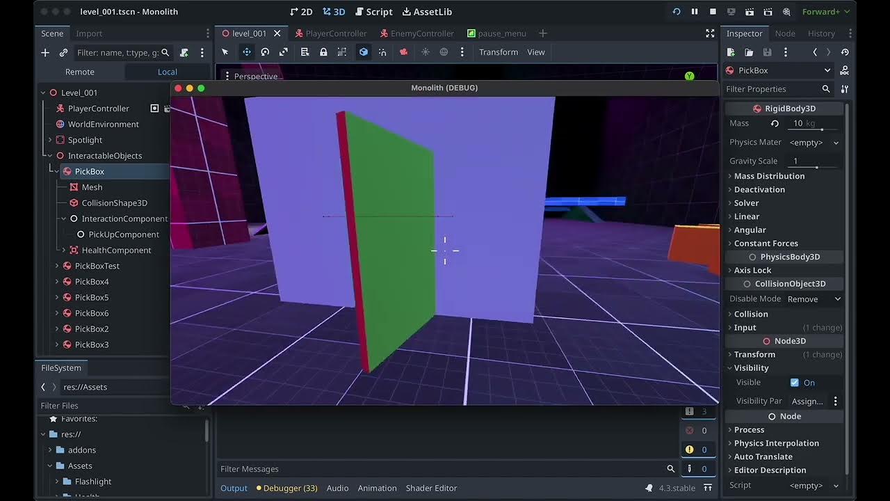 MONOLITH [GODOT GAME DEV] - Episode 4 - YouTube