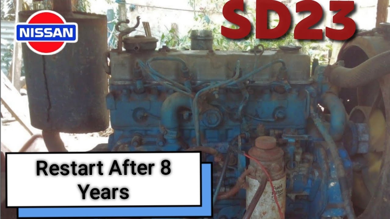 Nissan Sd23 engine - YouTube