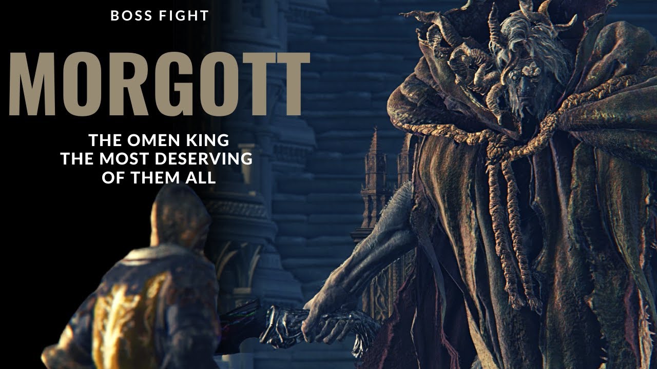 Morgott the Omen King boss fight - YouTube