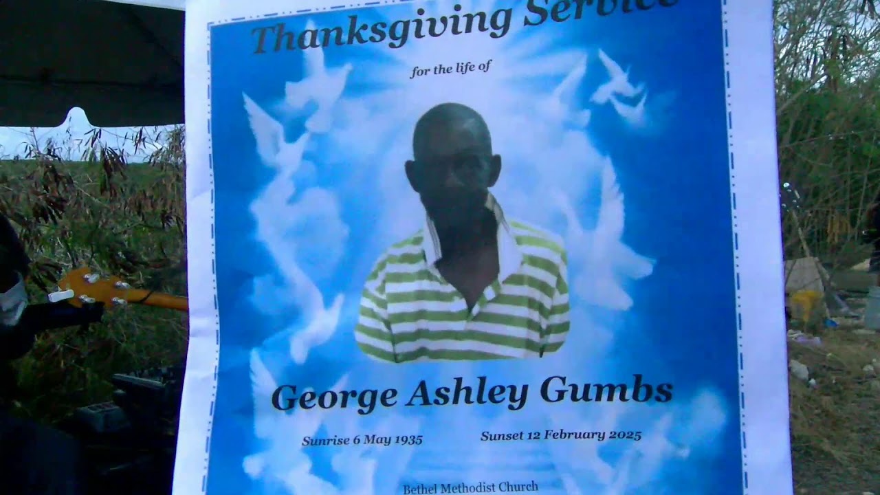 THANKSGIVING SERVICE FOR THE LIFE OF GEORGE ASHLEY GUMBS - YouTube