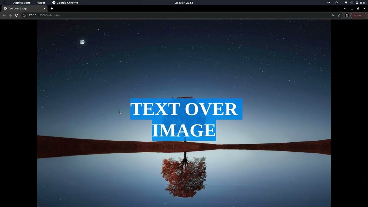 How To Add Text Over Image HTML CSS YouTube How To Add Text Over Image HTML CSS YouTube