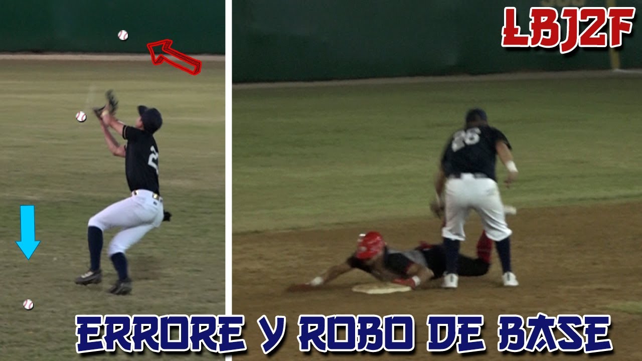 ERRORES,ROBO DE BASE Y PONCHES😲 DE LA SERIE FINAL LBJ2F #beisbol - YouTube