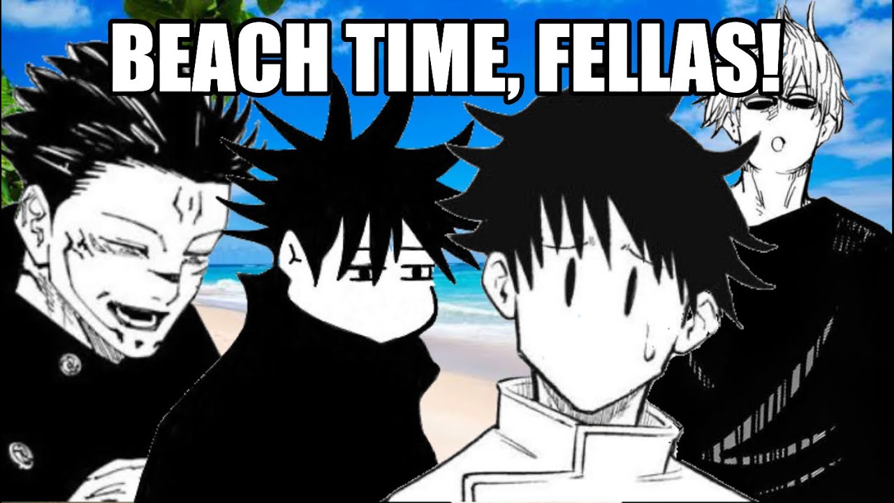 Yuta, Gojo, Megumi & Sukuna at the Beach! - YouTube