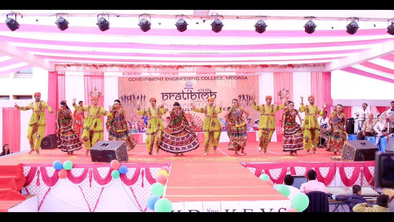 Pratibimb_2k18 Gec Modasa | Holiya Mein Ude Re Gulal | Rajasthani Dance ...
