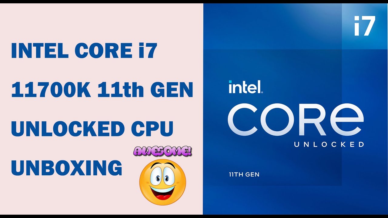 Intel New Core i7 11700K 11th Generation Unlocked CPU with Integrated ...