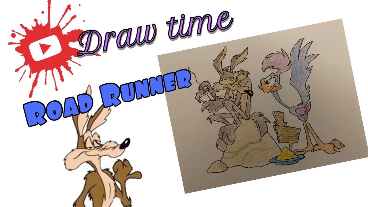 Road Runner - Cartoon drawings - YouTube