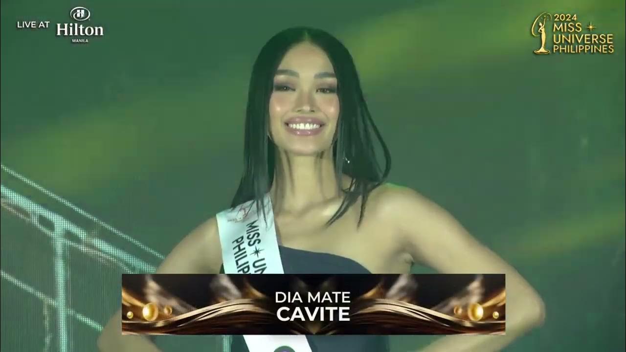CAVITE - Dia Maté | Miss Universe Philippines 2024 | Press Presentation - YouTube