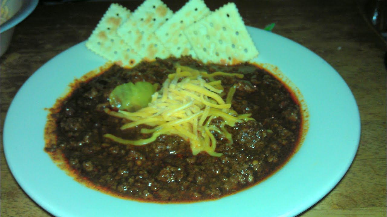 Texas Style, Real Chili - YouTube