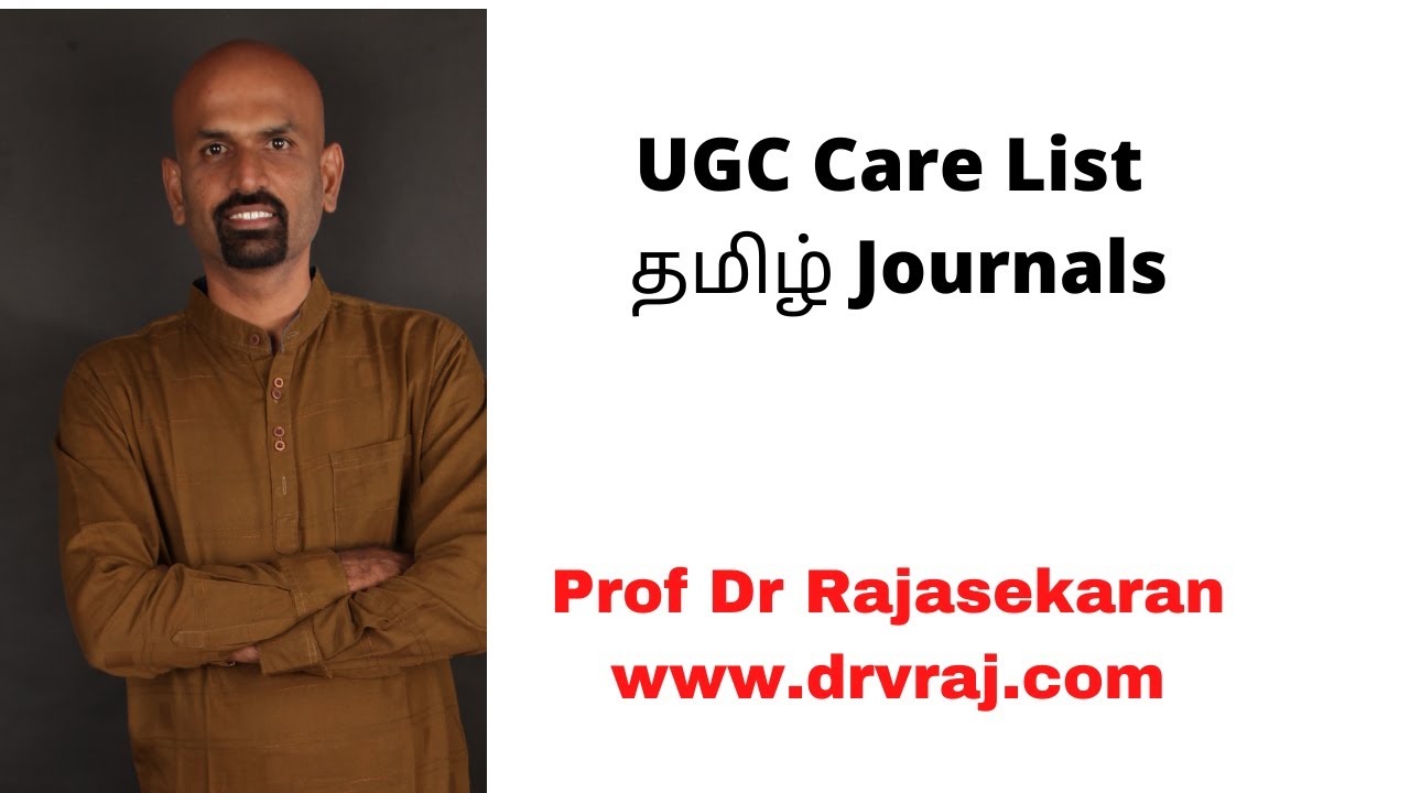 UGC Care List Tamil Journals profdrrajasekaran YouTube ugc-care-list-tamil-journals-profdrrajasekaran-youtube