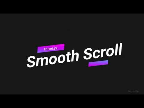 Smooth Scroll & Raycasting with Three.js - YouTube