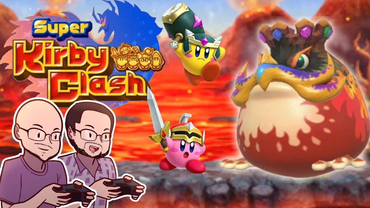 Facing Pyribbit In The Volcano! | Super Kirby Clash Co-op Playthrough ...