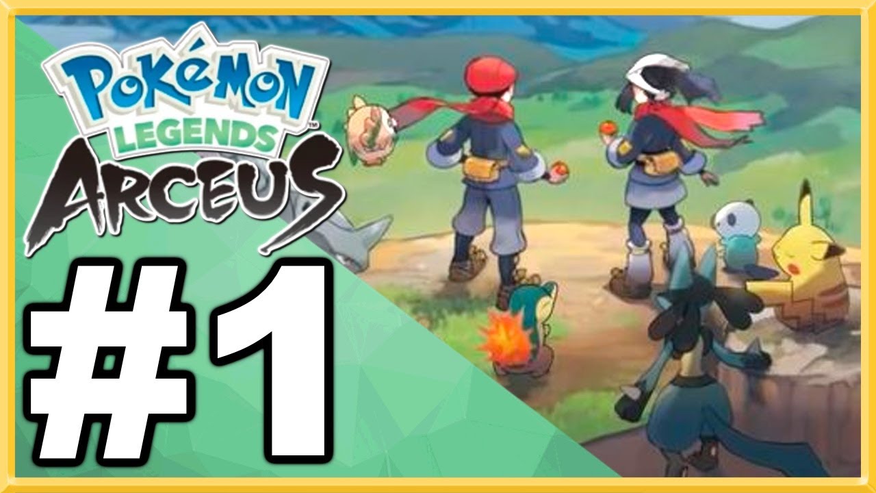 Pokemon Legends: Arceus WALKTHROUGH PLAYTHROUGH LET'S PLAY GAMEPLAY ...