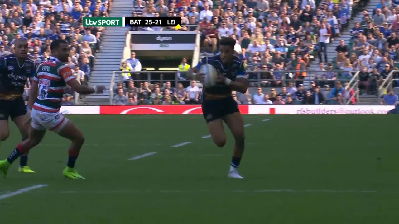 Perfect pop pass leads to Try - YouTube