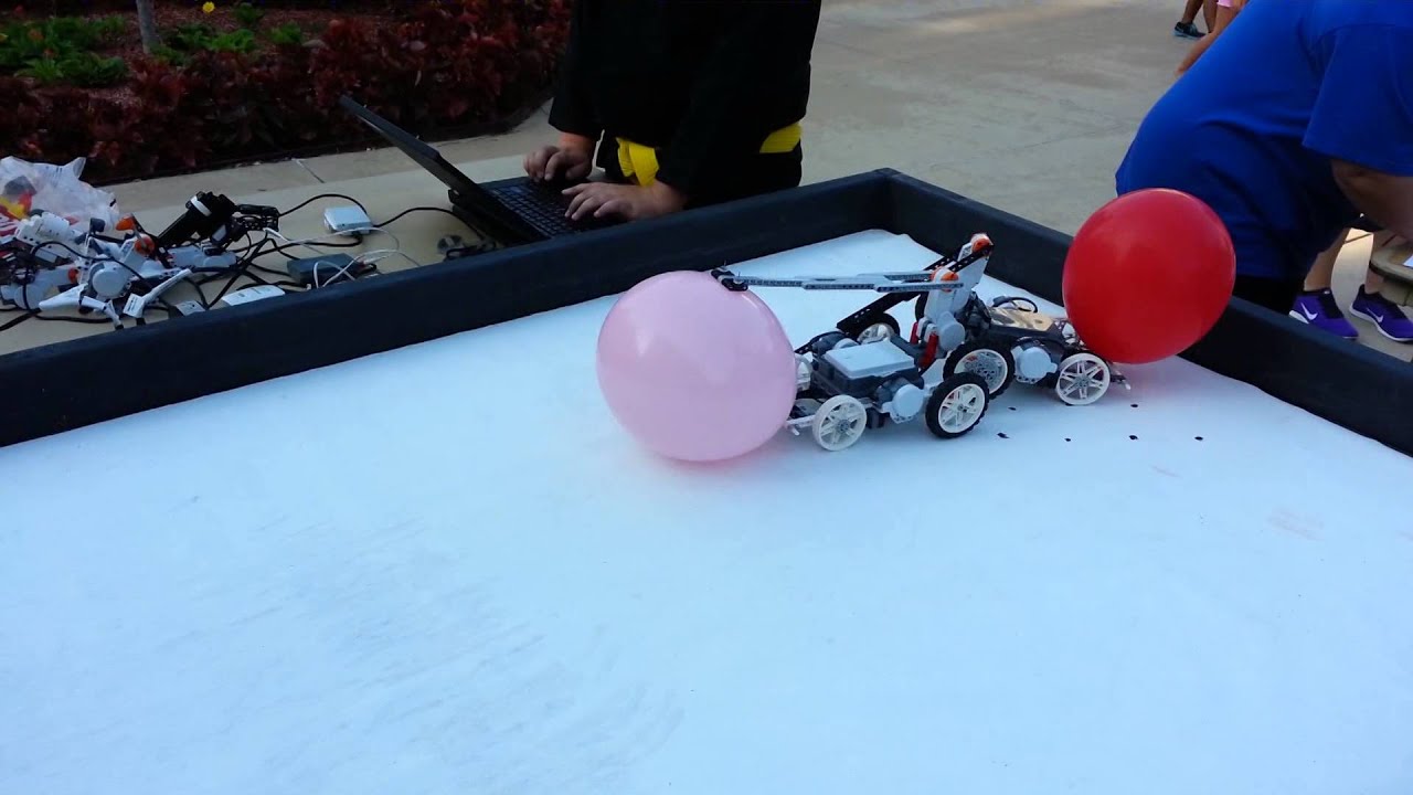 NXT Balloon Battle Bots - YouTube