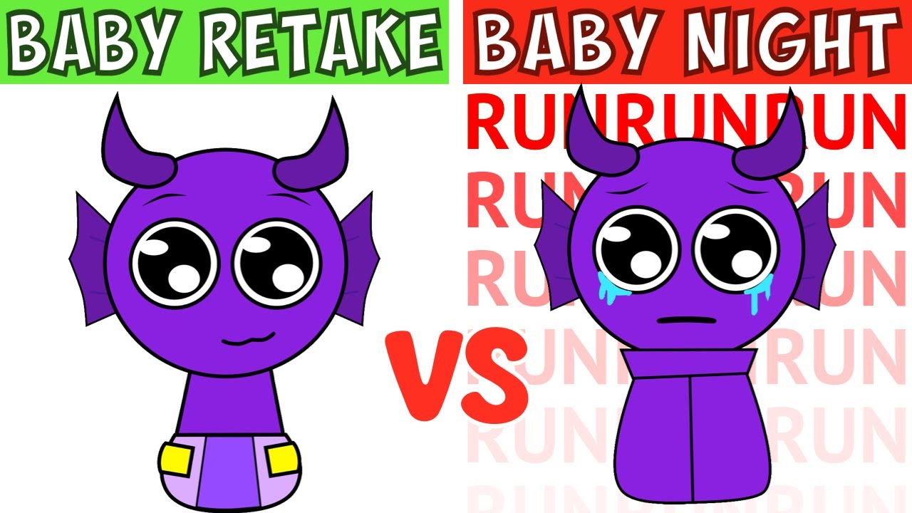 Incredibox Sprunki BABY RETAKE | Normal VS Night - YouTube