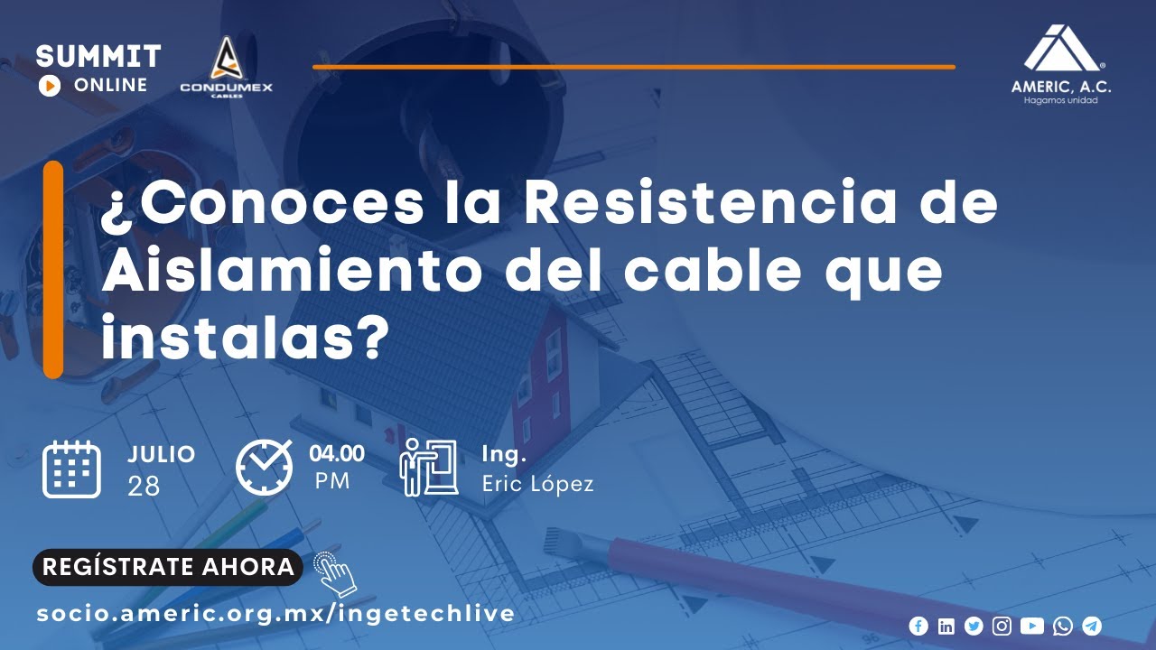 Summit CONDUMEX | ¿Conoces la Resistencia de Aislamiento del cable que ...
