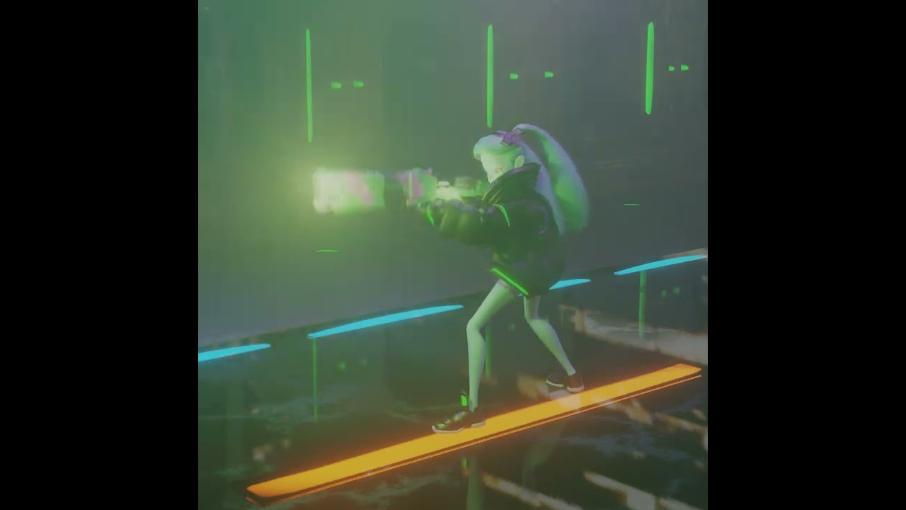 CYBERPUNK : EDGERUNNERS, Rebecca 👾 3d modeling using blender #shorts ...