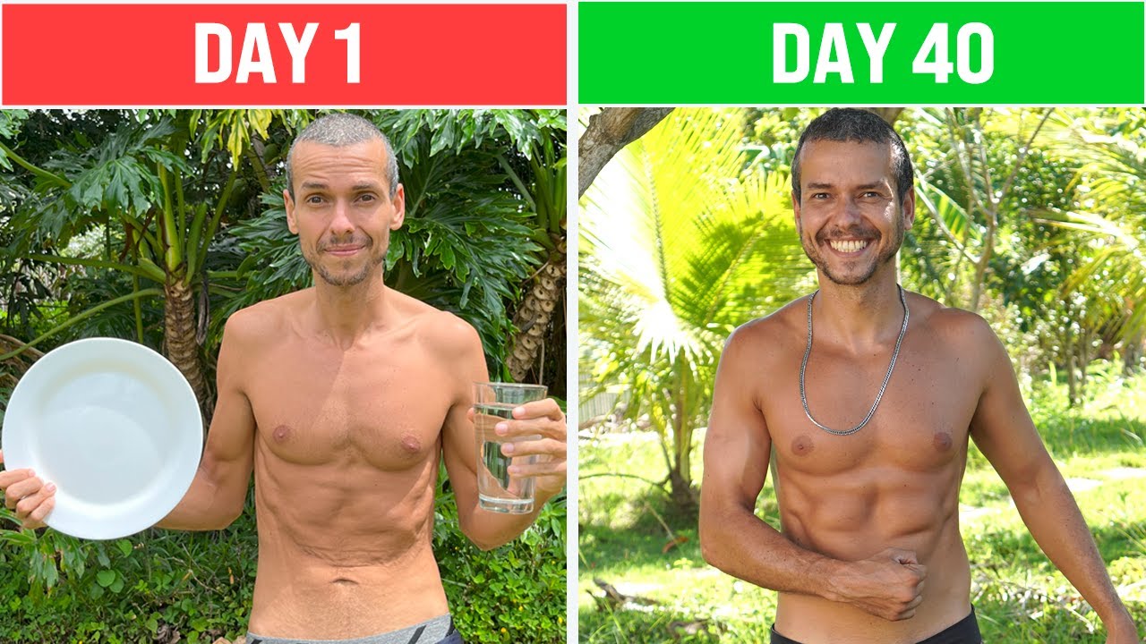 INSANE 40 DAY WATER FAST BENEFITS! how i break a long fast - YouTube