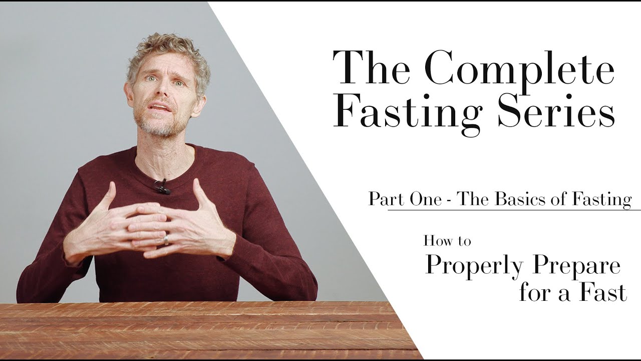How to Properly Prepare for a Fast - YouTube