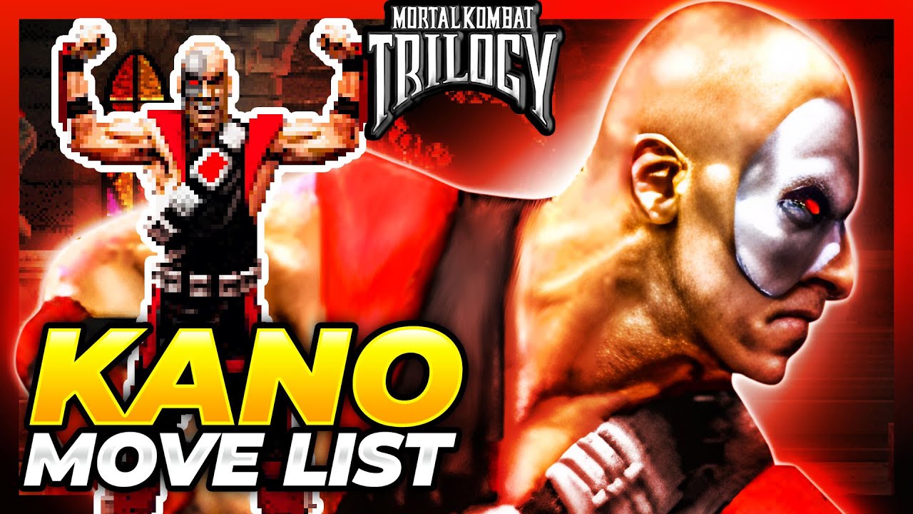 KANO MOVE LIST - Mortal Kombat Trilogy (MKT) - YouTube