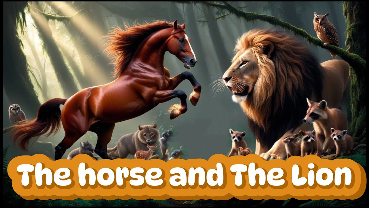 Aesop's fables : The Horse and The Lion by Ai Fable Channel - YouTube