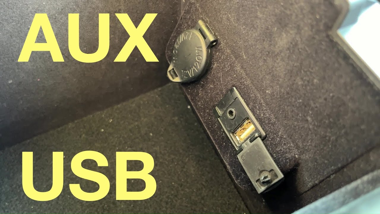 Find the AUX and USB in a Lexus NX - YouTube