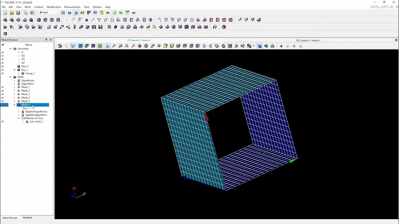 #2 Salome Mesh - YouTube