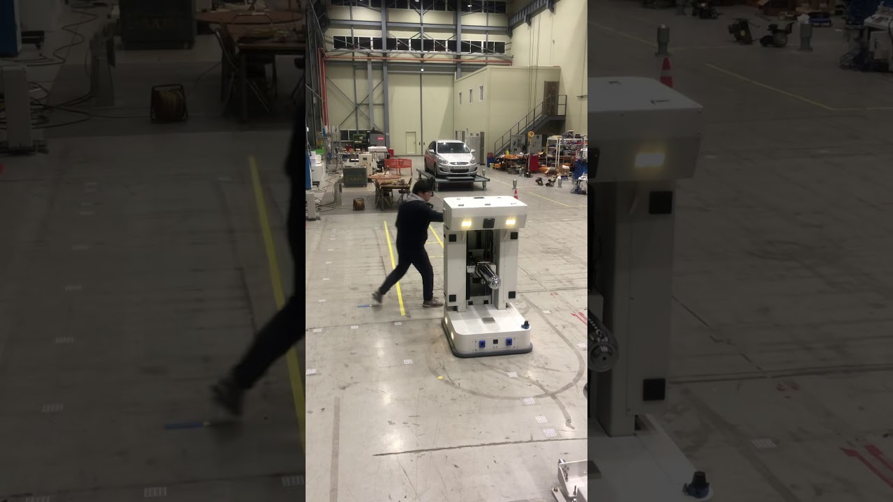 QR AGV 속도개선 TEST - YouTube