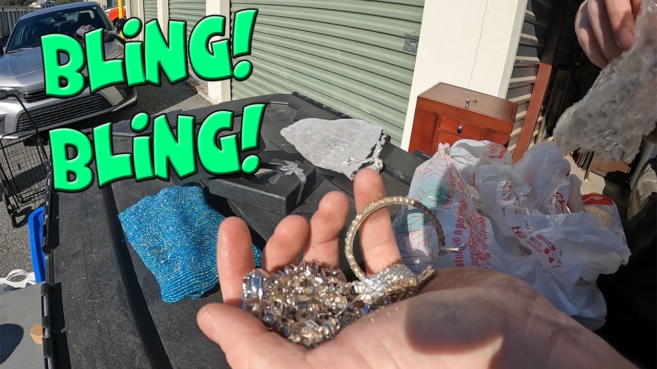 $450 ABANDONED STORAGE UNIT! OWNER HOARDING JEWELRY! - YouTube