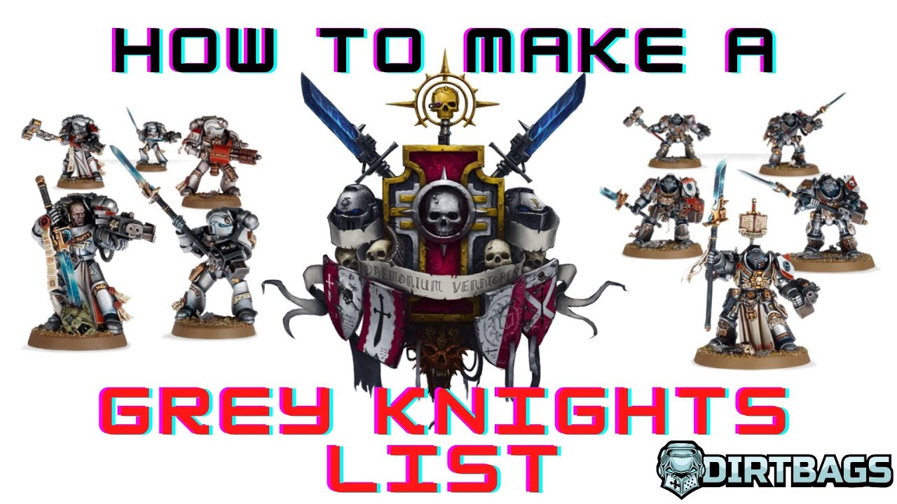 How to build Grey Knights List w/ #1 Grey Knight Player | Competitive ...