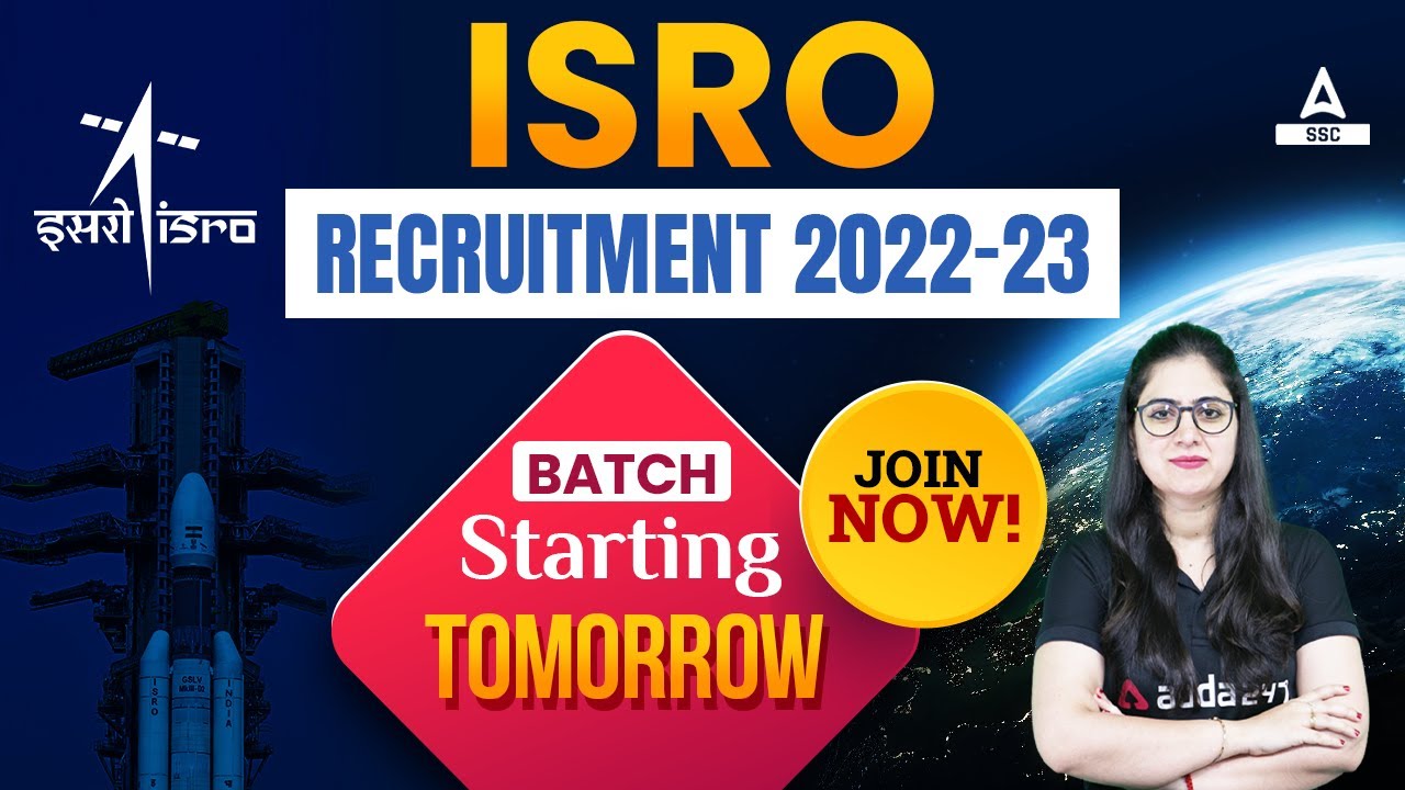 ISRO Recruitment 2022-23 | Batch Starting Tomorrow | Join Now ! - YouTube