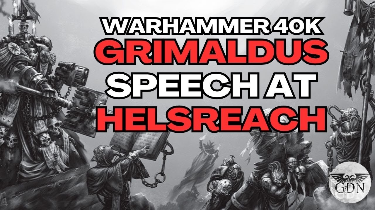 Helsreach Grimaldus Speech Warhammer 40k Helsreach Excerpt Youtube