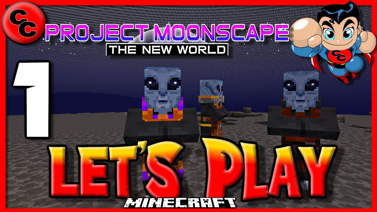 Minecraft: "PROJECT MOONSCAPE Lets play Ep 1 ON THE MOON " - YouTube