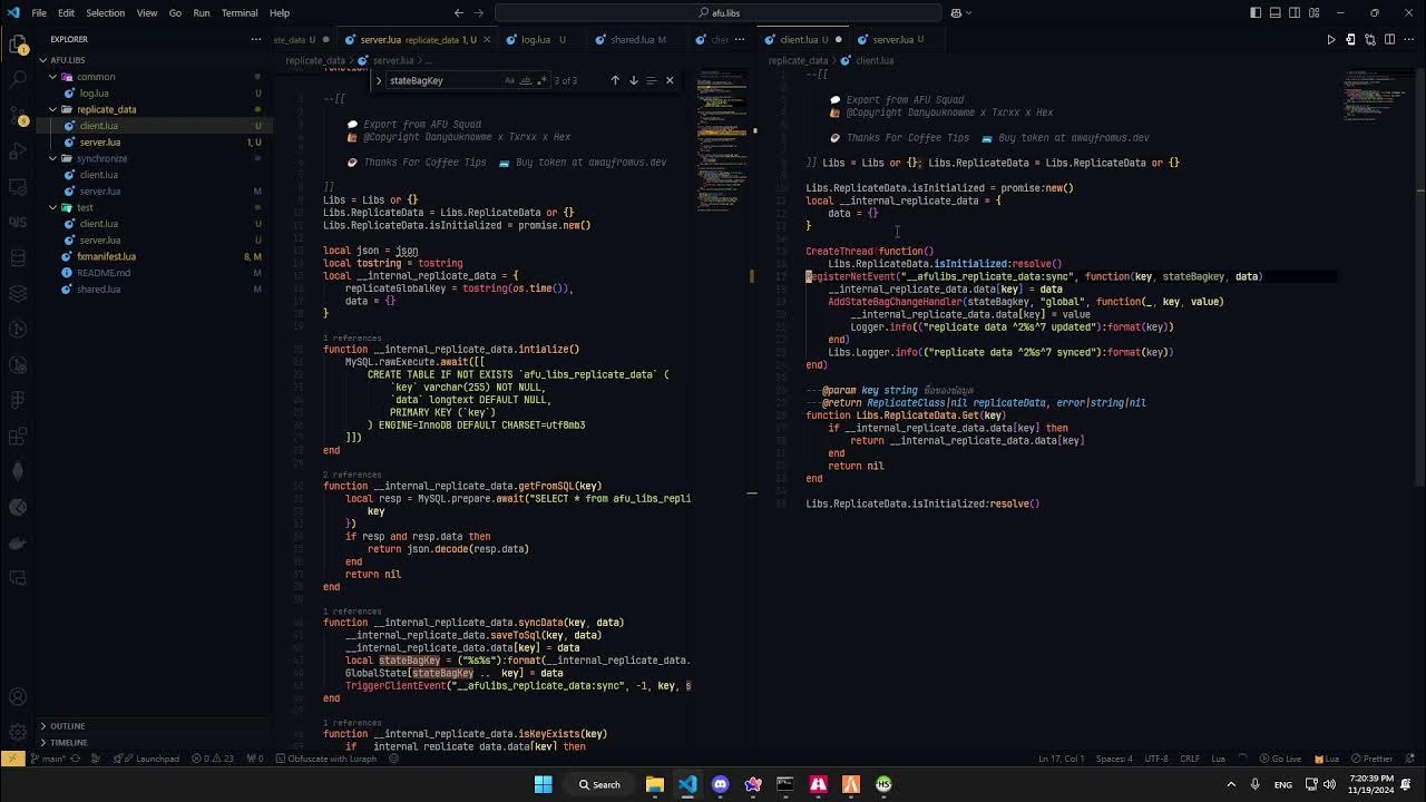 DevLog - ทำ AFU Libs (Free) - YouTube