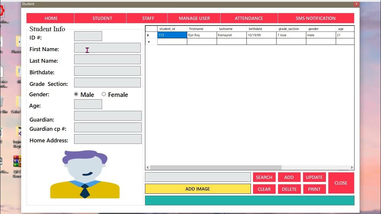 Capstone 2021 Attendance monitoring system sample - YouTube