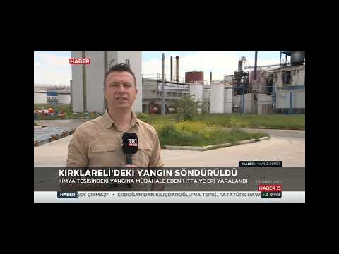 KİMYA VE ENTEGRE ATIK TESİSİNİNDE YANGIN ÇIKTI. #yangın #fire #itfaiye #firefighter #fabrika #fabric