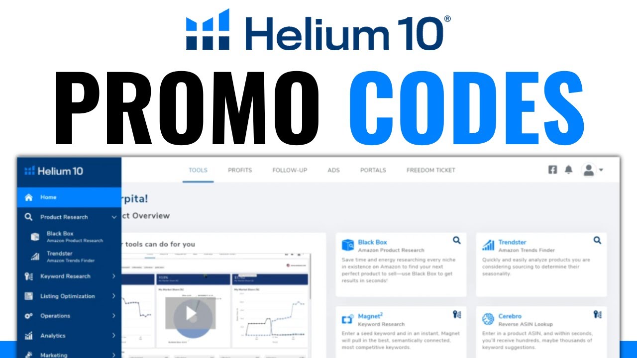 Helium 10 Promo Code - TOP 3 PROMO CODES (2025) - YouTube