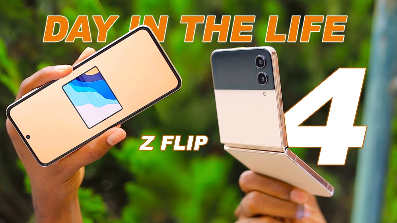 SAMSUNG Galaxy Z Flip 4 Real Day In The Life Review Battery ...