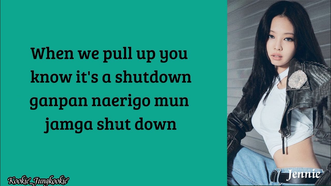 Blackpink Shut Down Easy Lyrics Youtube