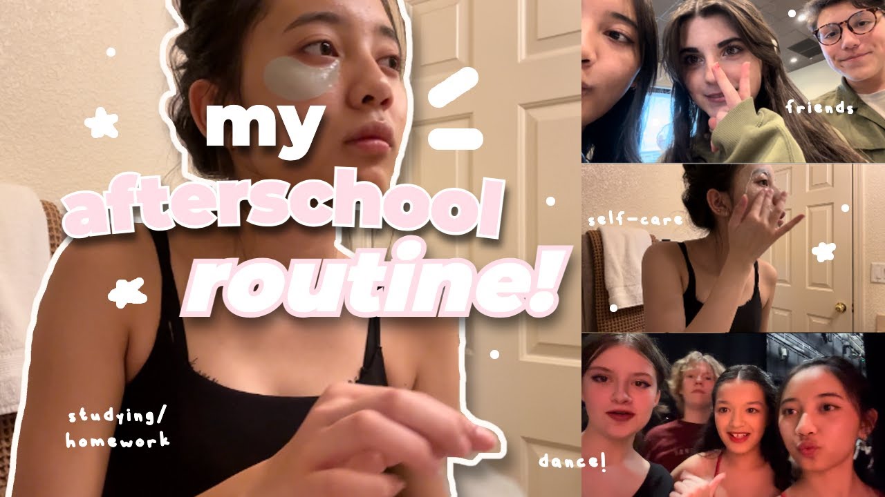 AFTERSCHOOL ROUTINE/spend an evening w/ me! 💫 - YouTube
