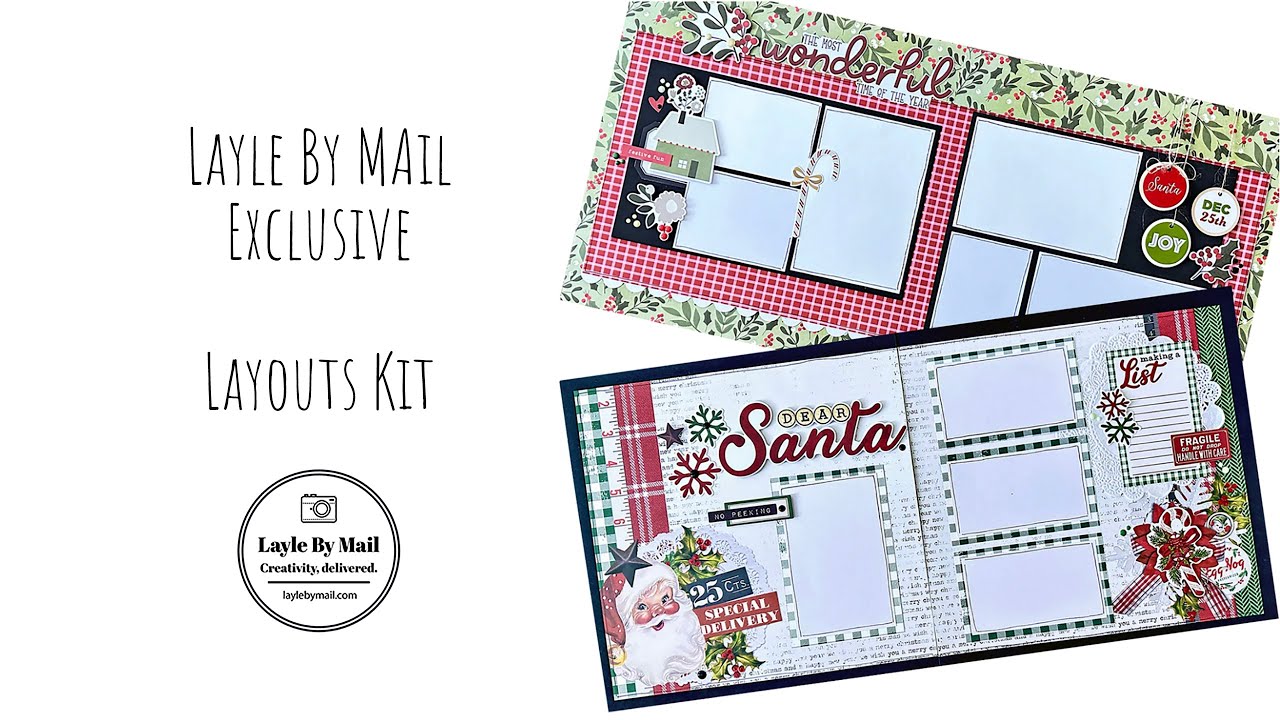 Lay By Mail Exclusive | Santa Layouts Kit | Unboxing - YouTube