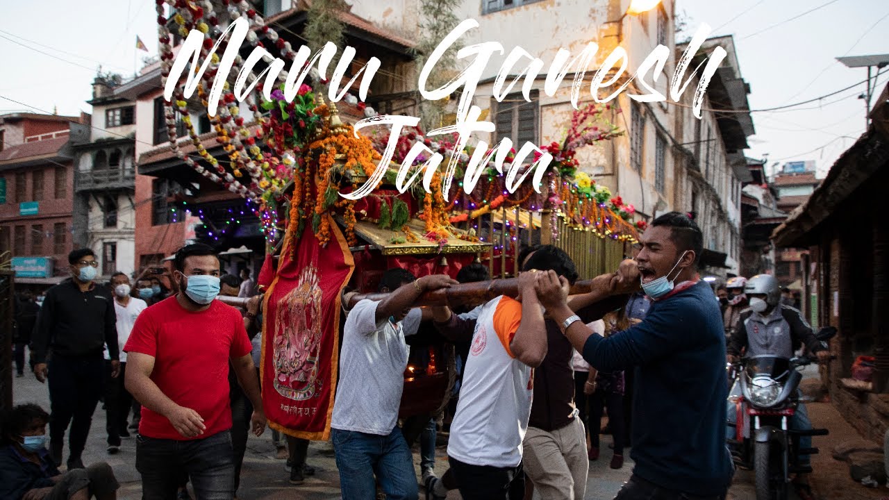 Maru Ganesh Jatra | Ashok Binayak | Basantapur, Kathmandu | 2077 BS ...